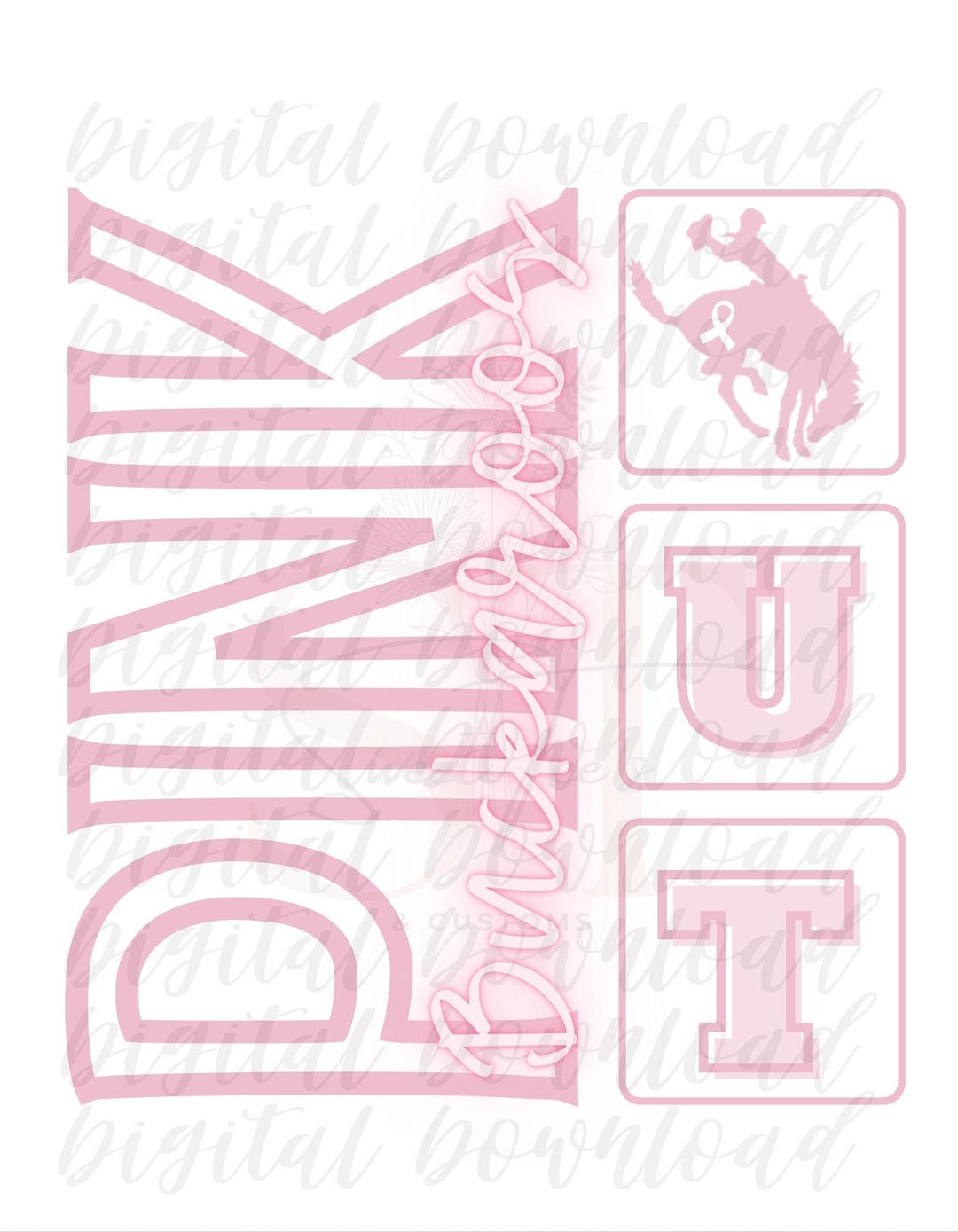Pink Out Buckaroos Png, Pink Out Buckaroos Png, Pink Buckaroos Png ...