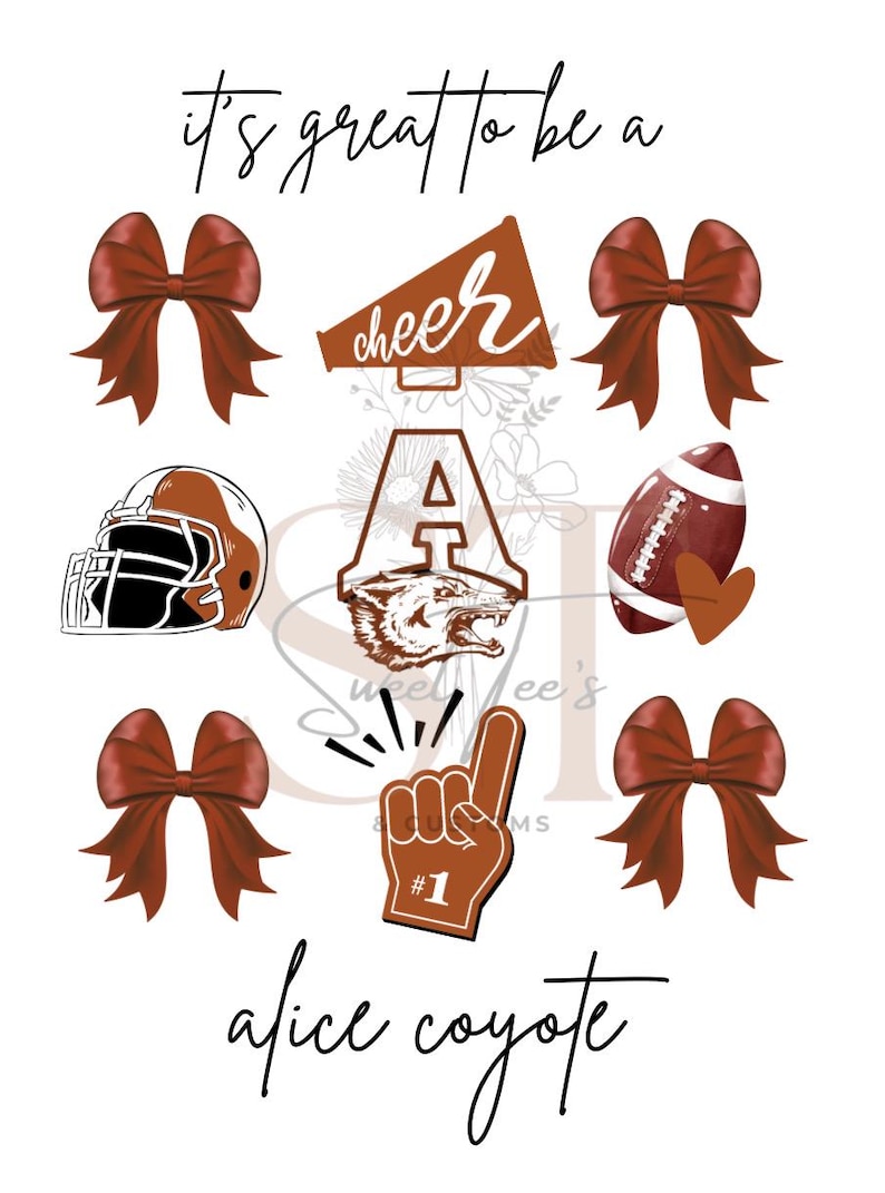 It's Great to Be a Png, Coyote Png, School Spirit Png, Alice Texas, DTF ...