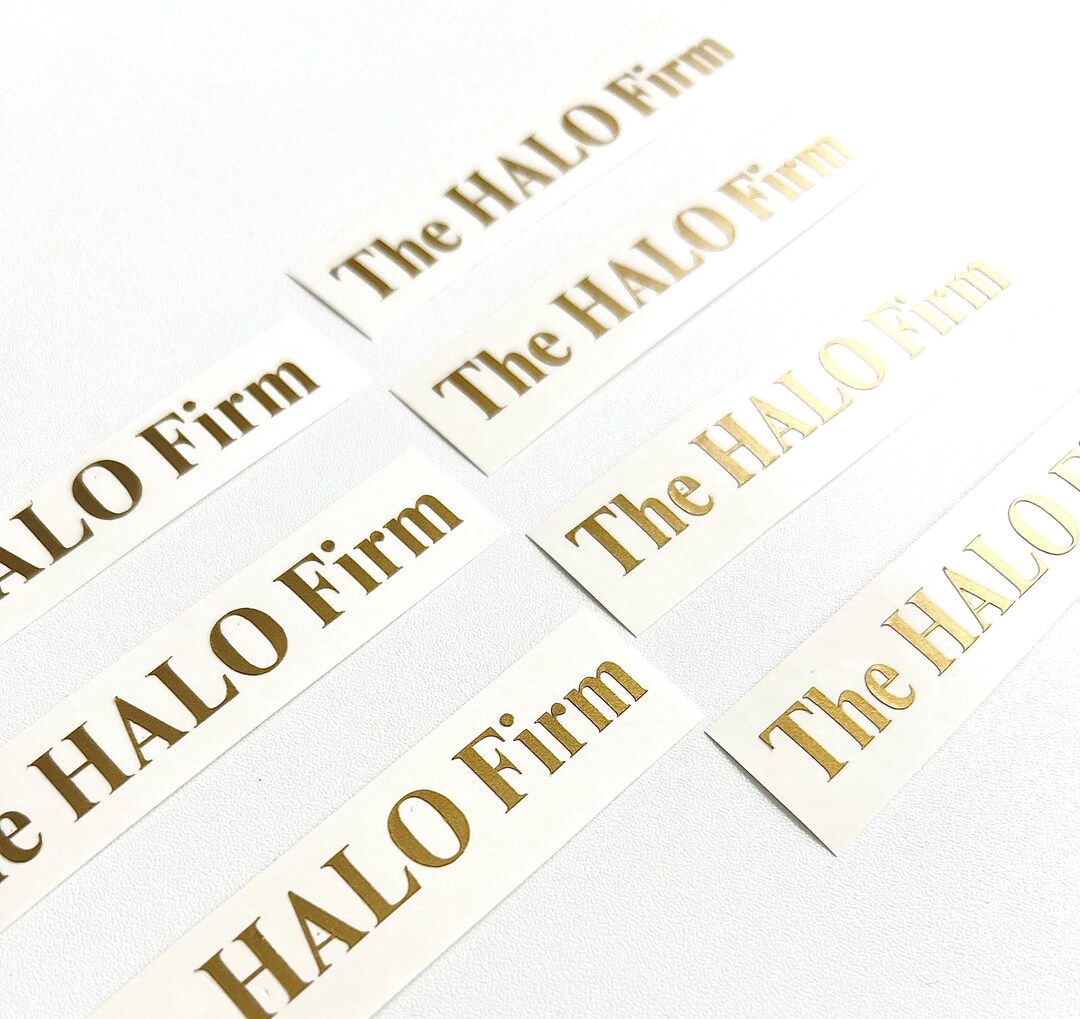 Custom Professional Font Vinyl Decals Stickers | Business Sticker ...