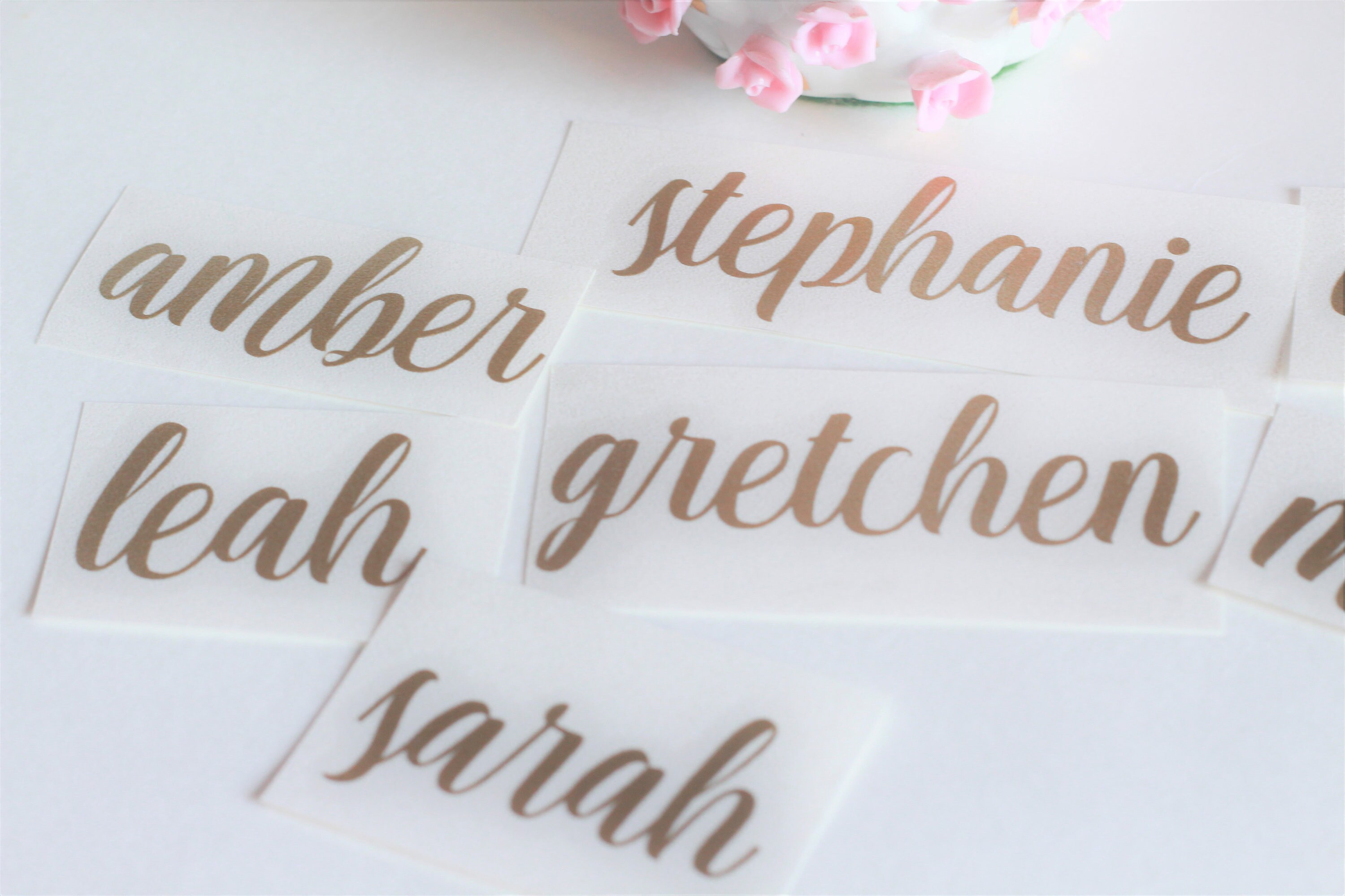 Personalized Cursive Name Stickers Stickers for Tumblers Stickers for ...