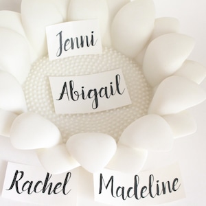 Custom Cursive Name Stickers | Water Bottle Sticker | Laptop Sticker ...