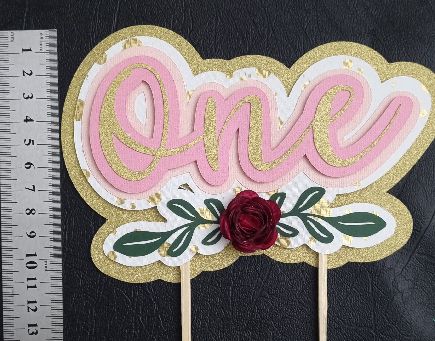 One Cake Topper for First Birthday - Etsy