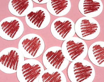 1 Inch Round Hang Tags 100 Die Cuts in Your Choice of | Etsy