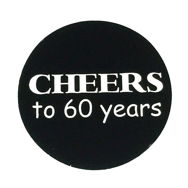 Cheers to 60 Years - Etsy
