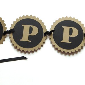 60th Birthday Banner Happy 60th Birthday Kraft Brown, Black or Your ...