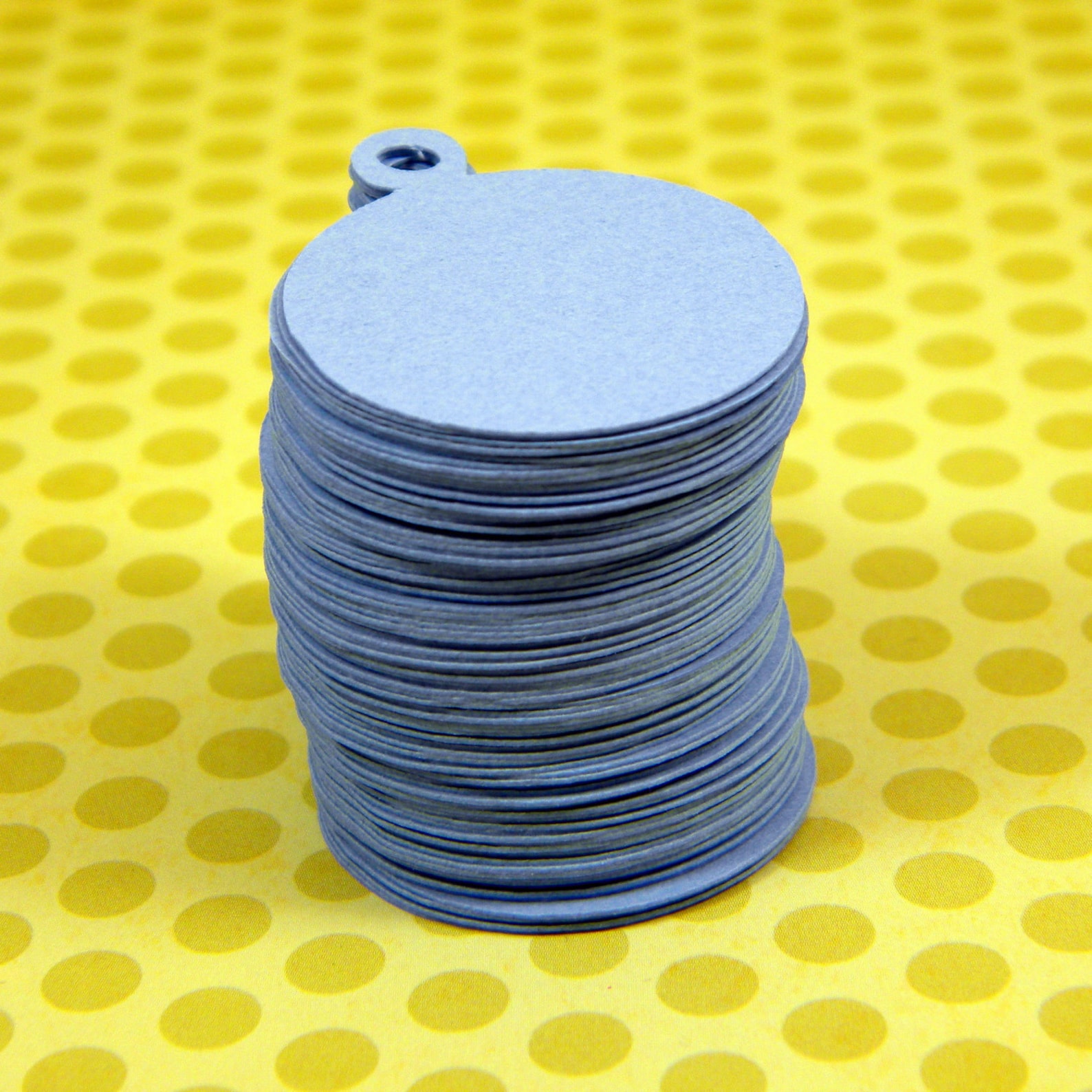 1 Inch Round Hang Tags 100 Die Cuts in Your Choice of - Etsy
