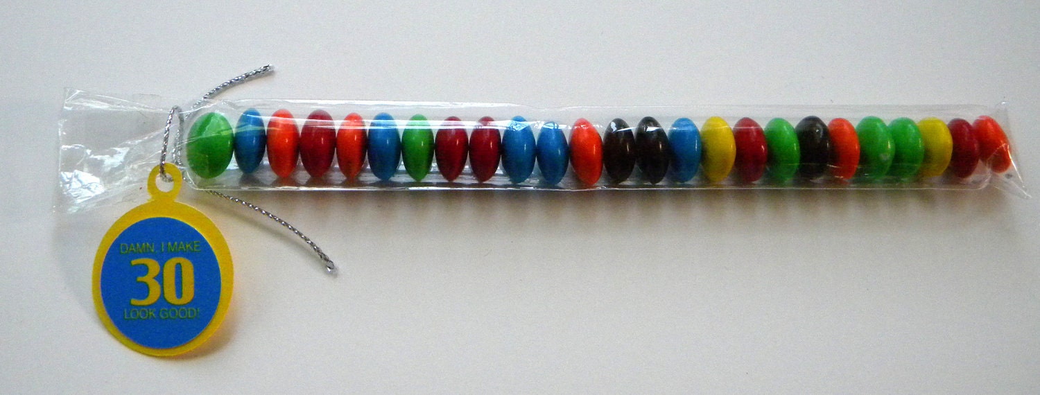 30th Birthday Candy Treat Bag Favors Set of 12 Damn I Make - Etsy