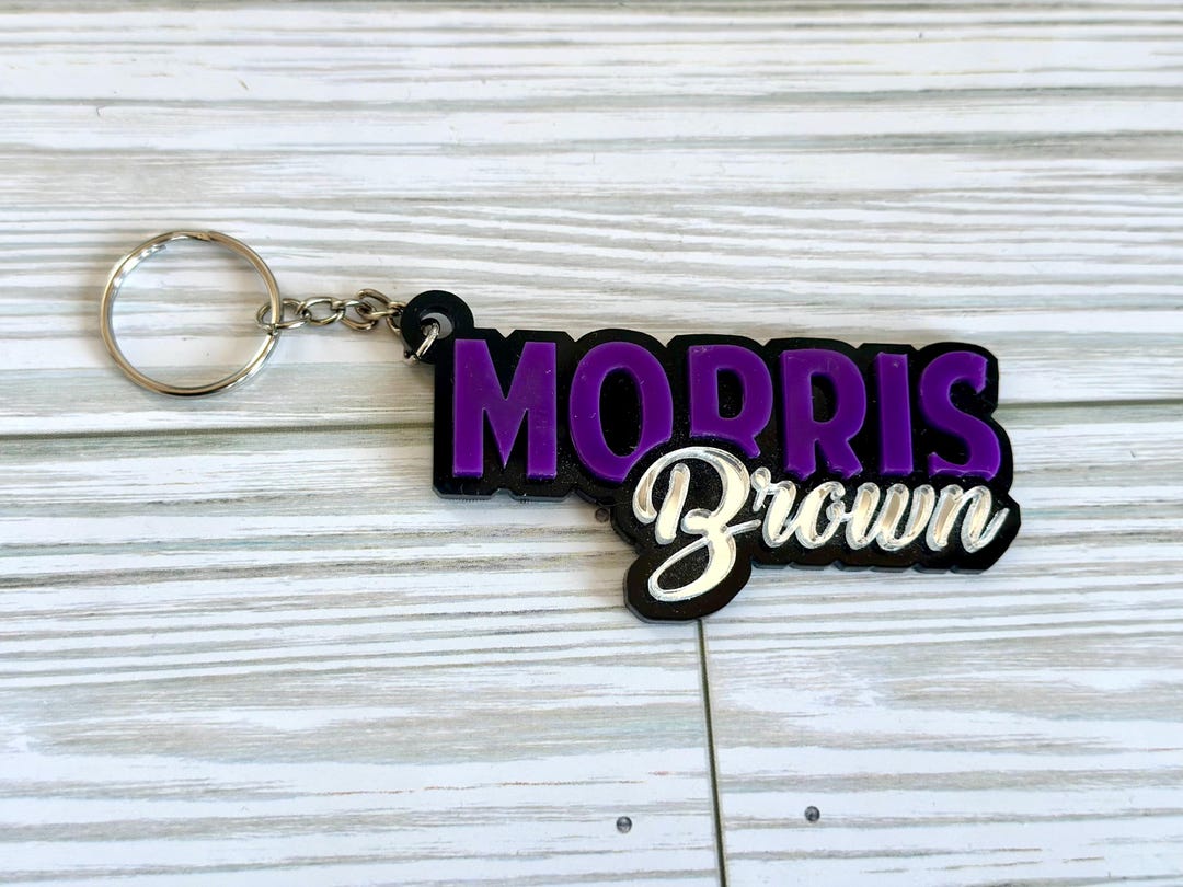 Morris Brown College Mirrored Acrylic Keychain - Etsy