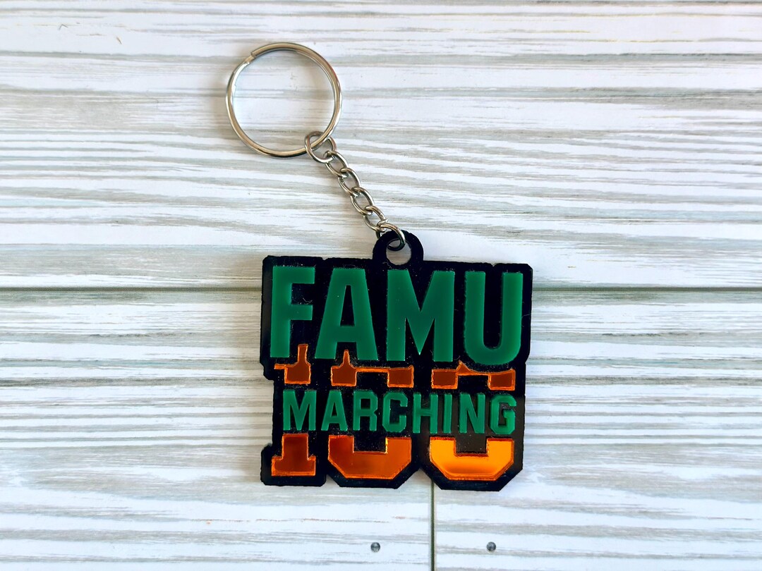 FAMU Marching 100 Acrylic Keychain - Etsy