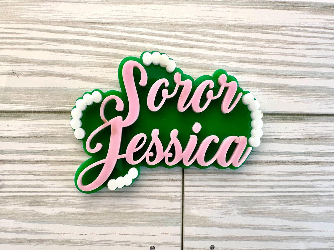 Alpha Kappa Alpha Sorority Lapel Pin With Name - Etsy