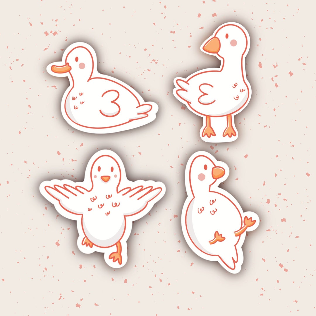 Cute Duck Sticker Journaling Sweet Duck Stickers for Planners Adorable ...