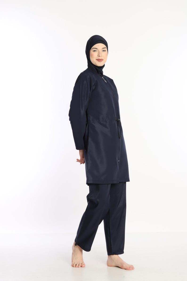 Burkini Swimsuits for Women Full Cover the Long Dress Ninja Hijab ...