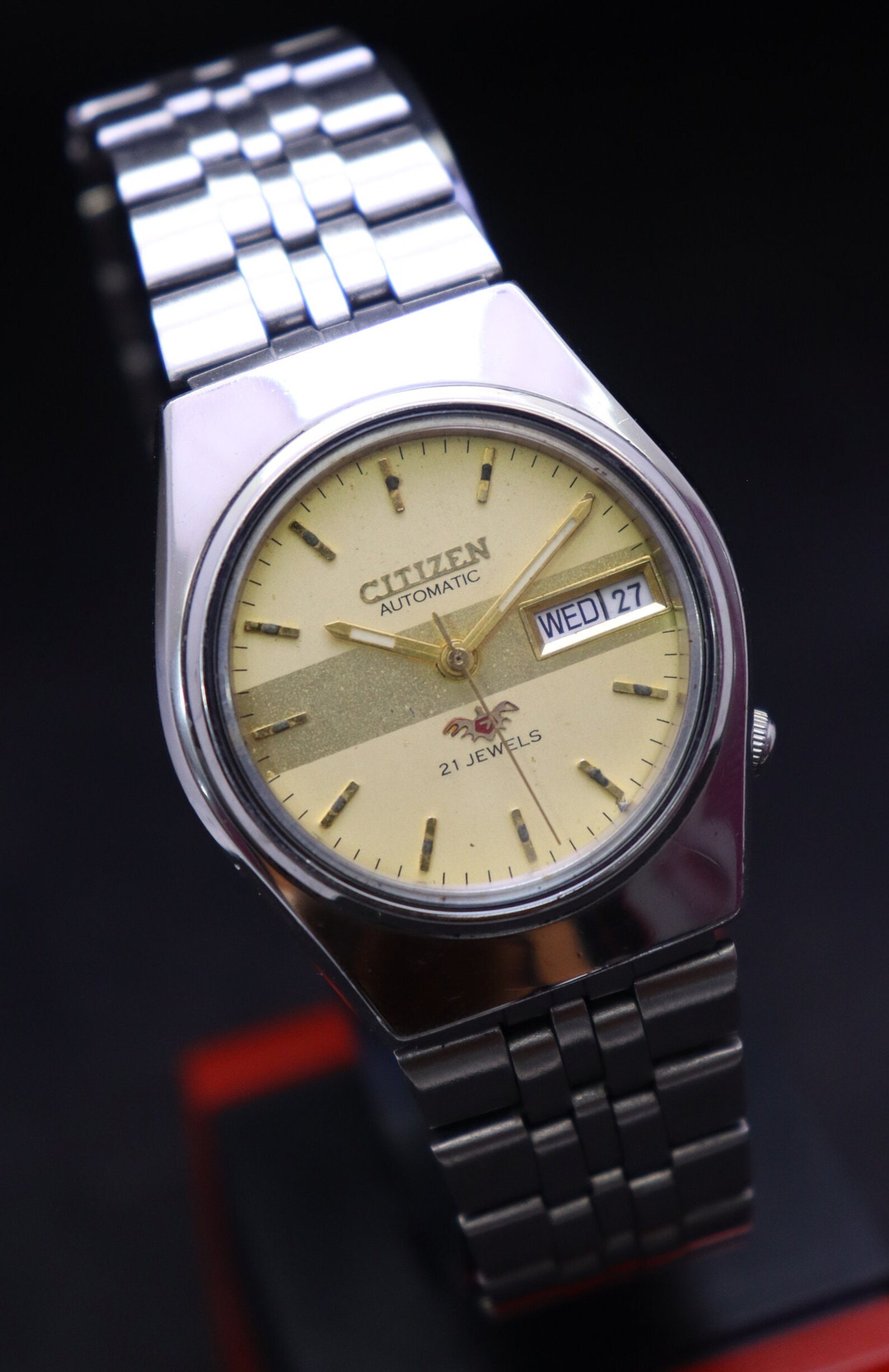 Vintage Citizen Automatic Day Date Movement No. 8200A Japan Made Men's ...