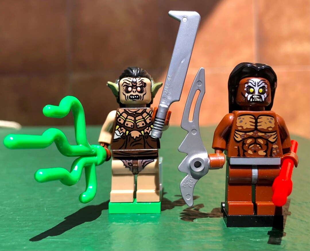 Lego ORCS 2 MINIFIGURE Special Lord of the Rings Vintage for a Great ...