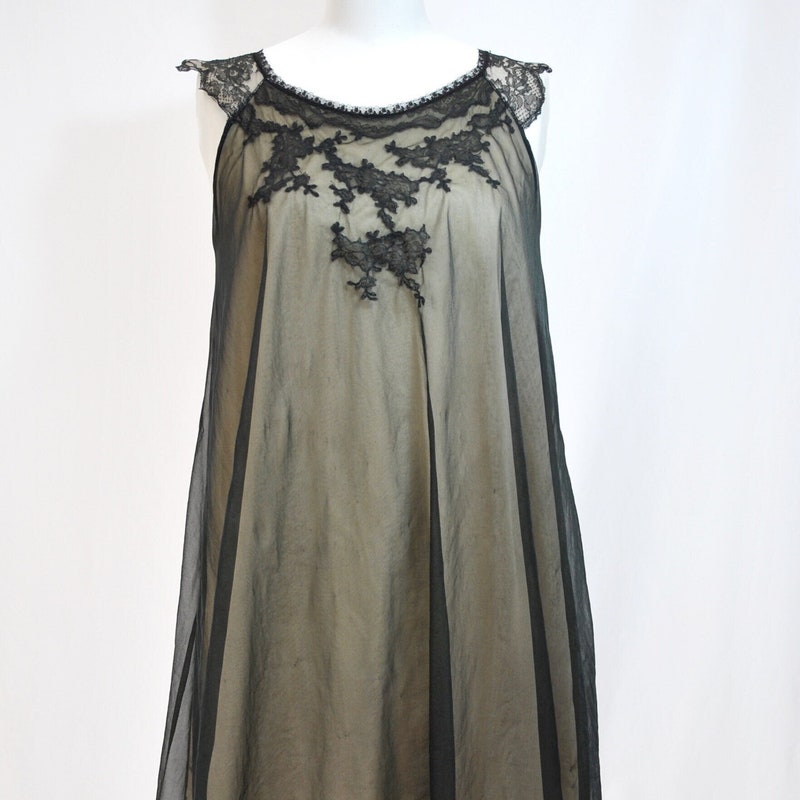 Sheer Nightgown Negligee Etsy