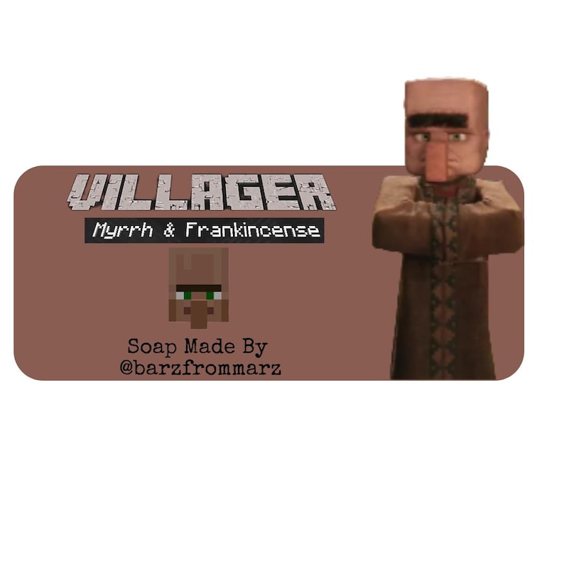 Minecraft Villager Soap - Etsy