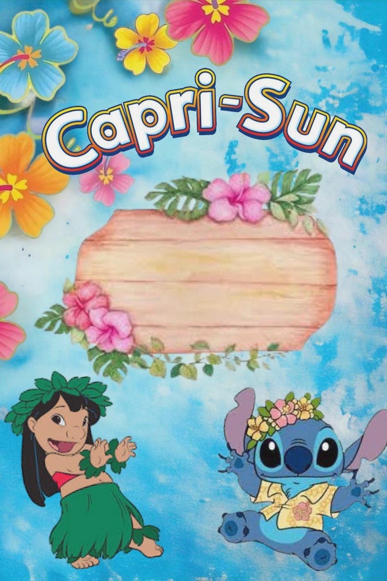 Personalized Decoration for Capri-sun (lot X20) - Etsy