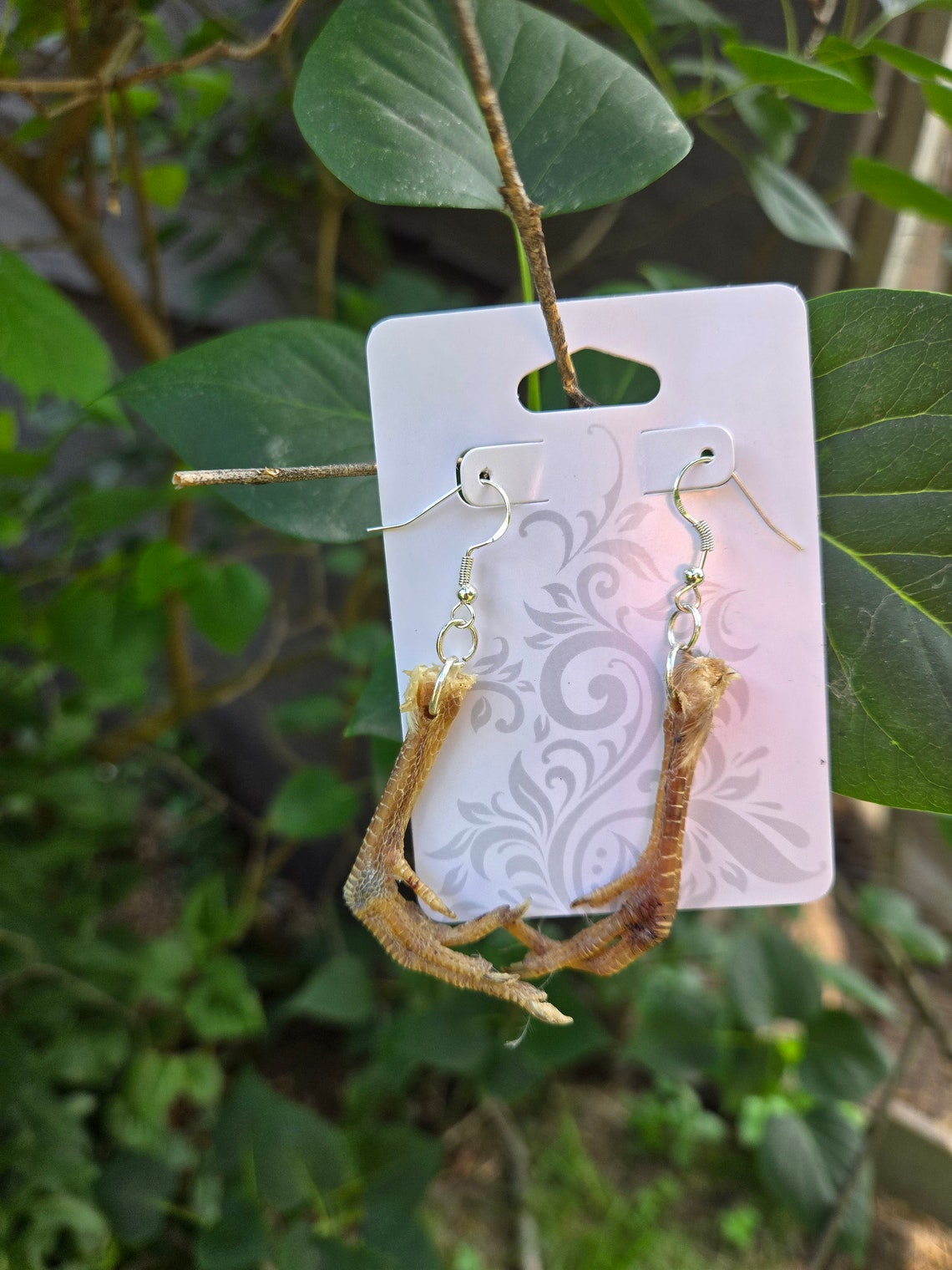 Quail Feet Earrings - Etsy