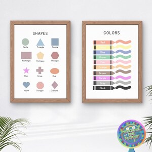 Educational Posters, 15 Homeschool Prints, Montessori Classroom Decor ...