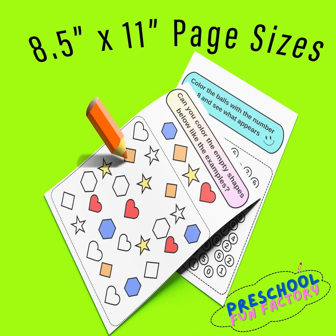 Preschool Coloring and Activity Worksheets: Matching, Grouping ...