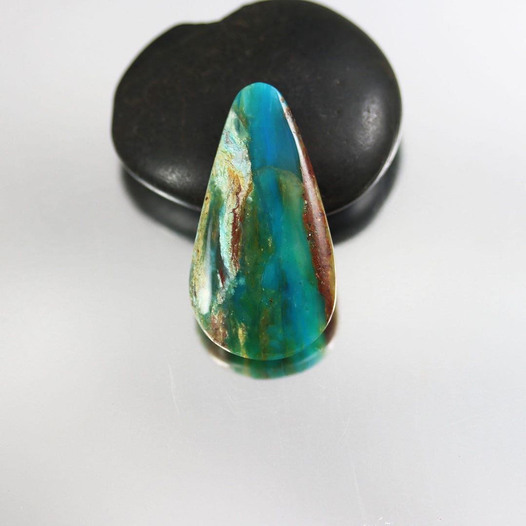 Peruvian Opalina Beads - Single - Opalina Cabachon - NOT DRILLED - Etsy