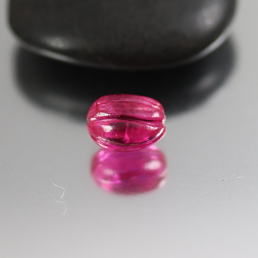 Pink Spinel Carved Nugget Bead Single Spinel Beads 11.5 X 9 Mm - Etsy