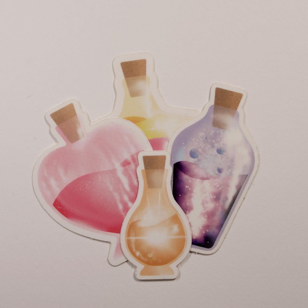 Magic Potions Vinyl Sticker Set - Etsy