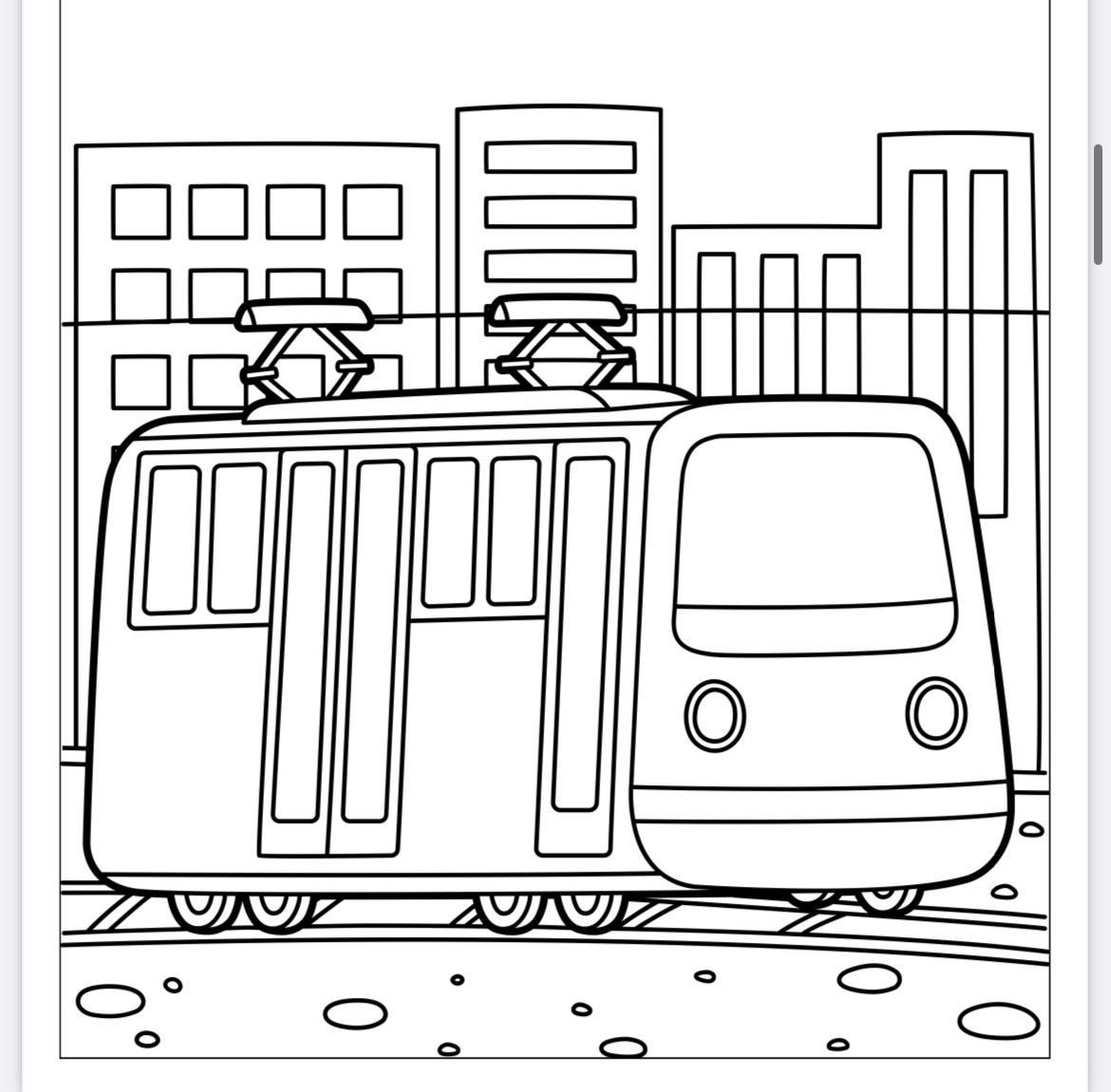 Vehicles Colouring Pages - Etsy