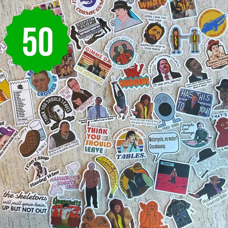 I Think You Should Leave 50 Sticker Pack Tim Robinson Netflix Custom ...
