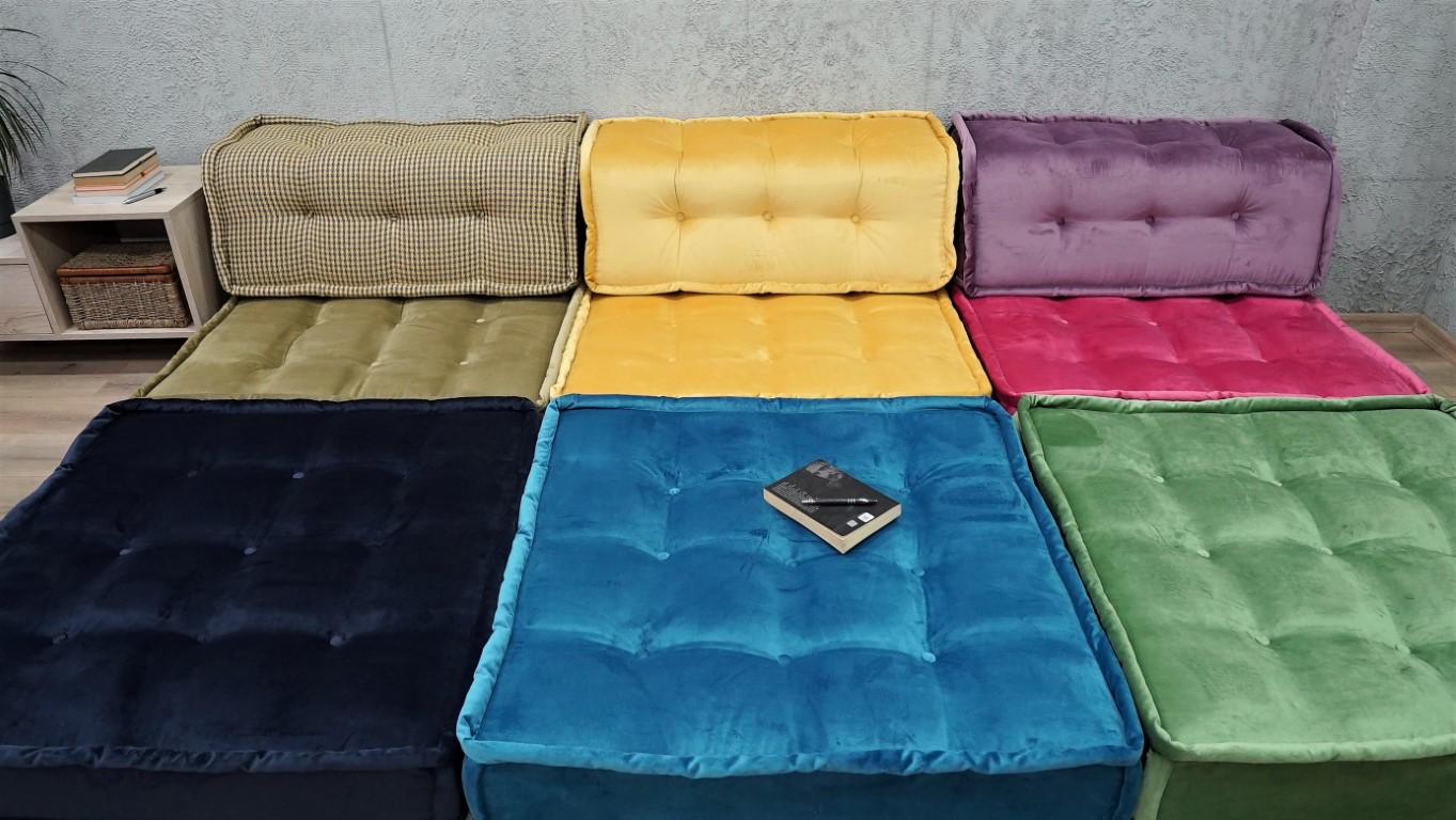 Colorful Sofa, Custom Color and Custom Size Floor Couch, Floor Seating ...