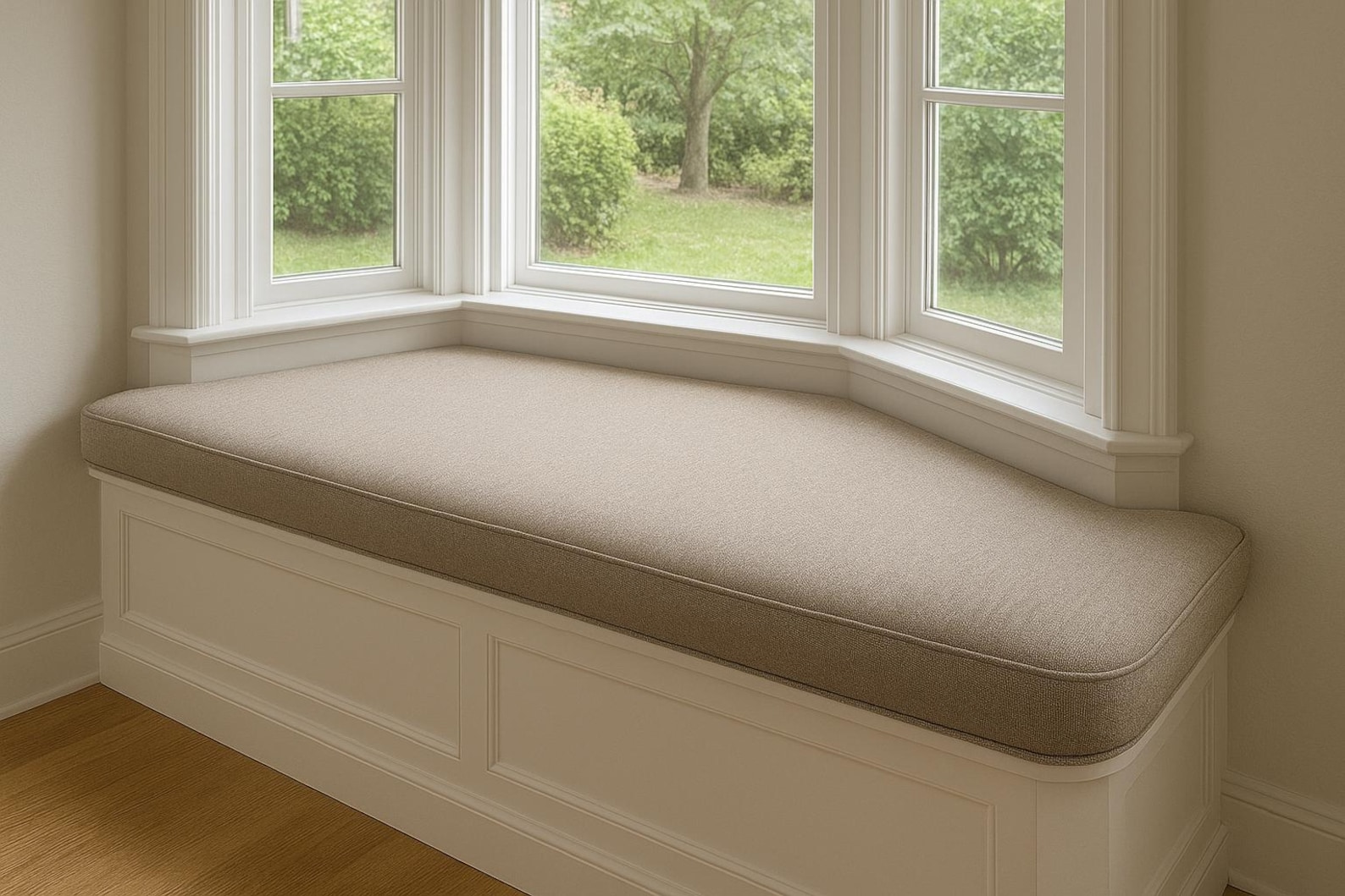 Bay Window Cushion 4", Trapezoid Cushion for Bay Window Seat Cushion ...