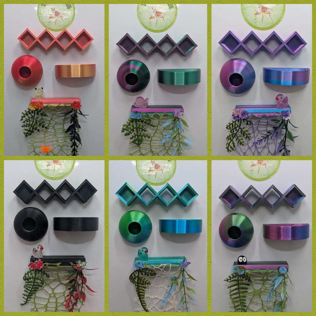 Jumping Spider Hide, Stairs, Ledge Ladder and Feeding Bowl Bundle. 3D ...