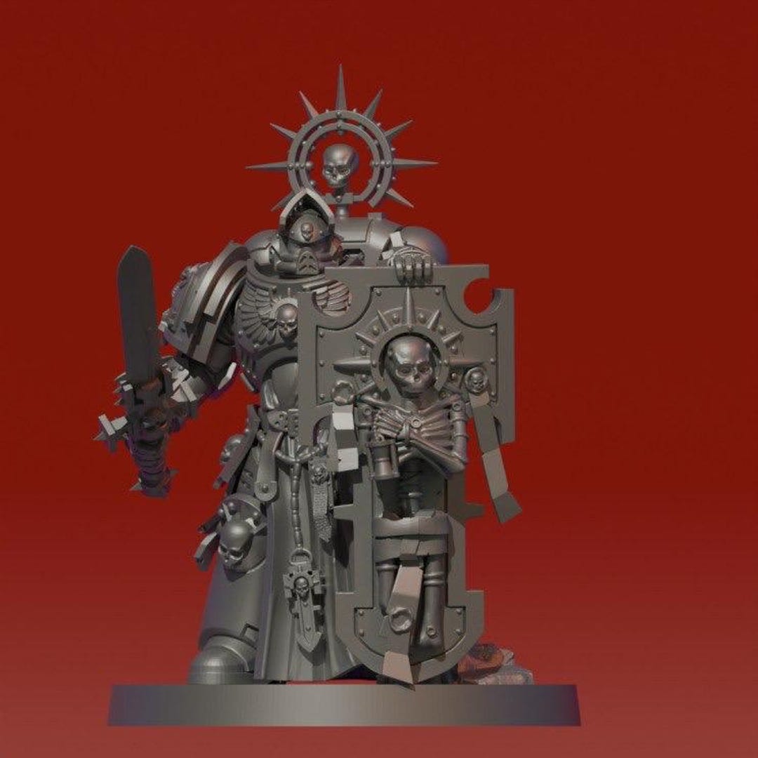 Captain in Tacticus Armor - Fan Art 3d Printed - Etsy