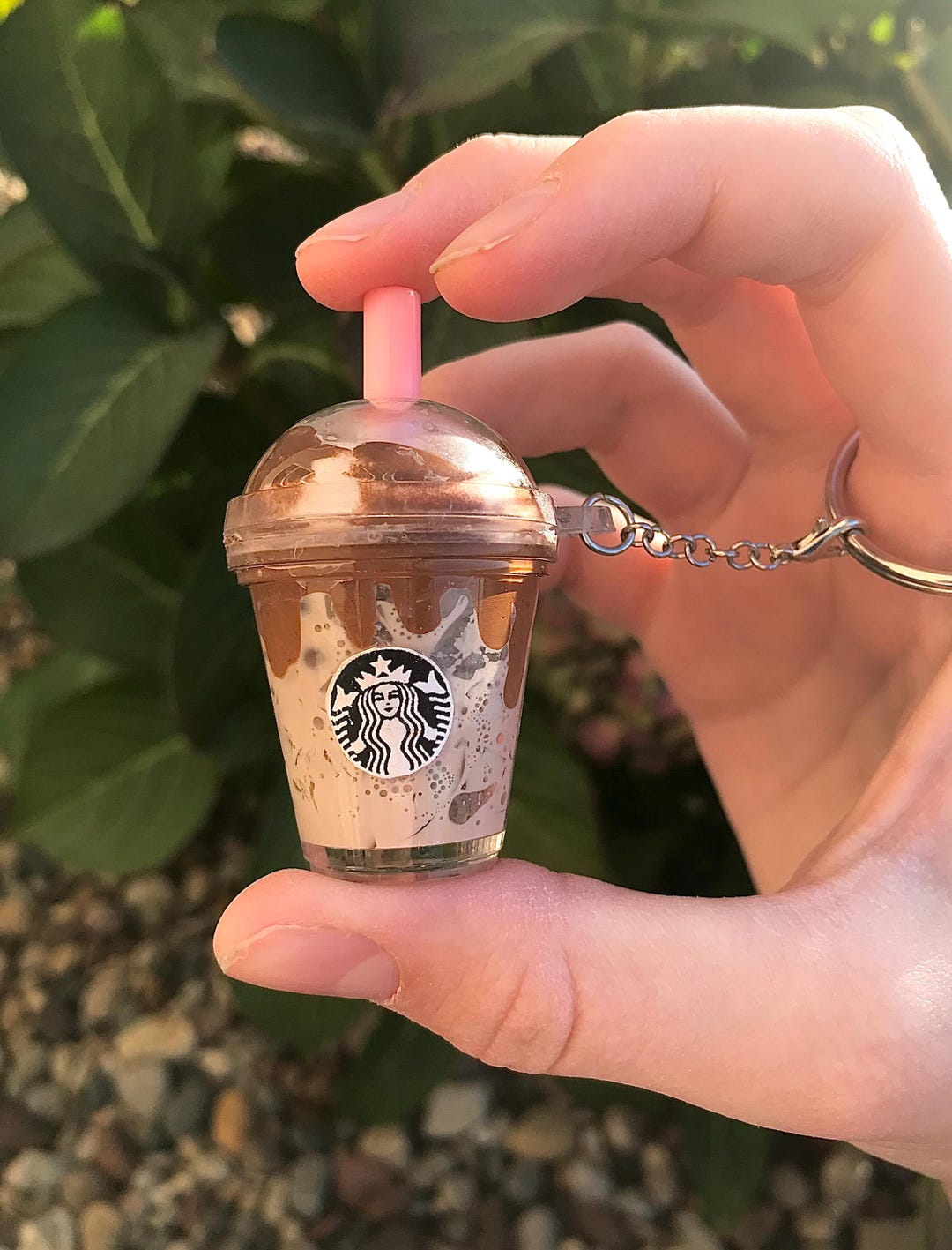 DRIZZLED ICED COFFEE, Liquid Iced Coffee Keychain, Coffee Lovers Gift ...