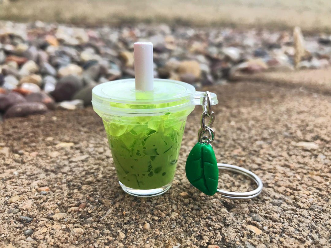 MATCHA TEA KEYCHAIN - Etsy