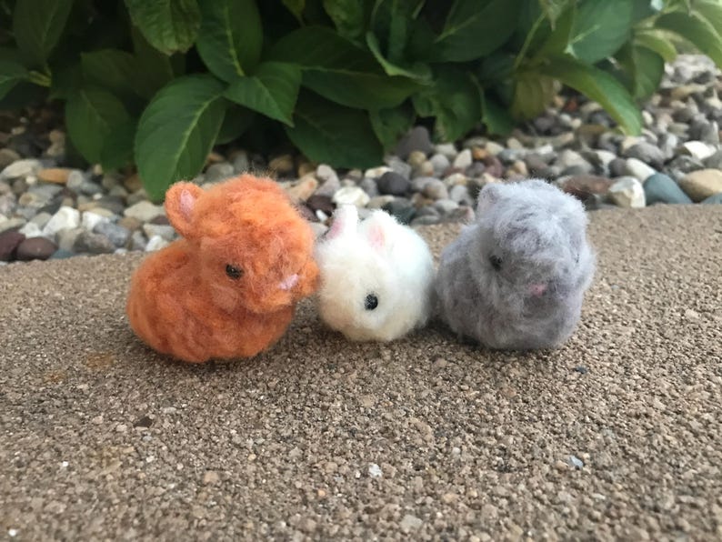 FLUFF, BUFF, PUFF, Customizable Needle Felted Bunnies, ( Please Read ...