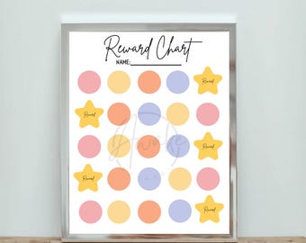 Reward Chart | Toddler Reward Chart | Reward Chart Printable | Kids ...