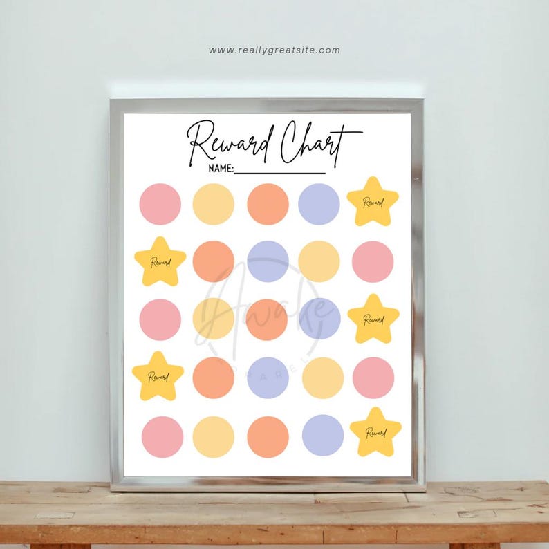 Reward Chart Toddler Reward Chart Reward Chart Printable Kids Routine ...