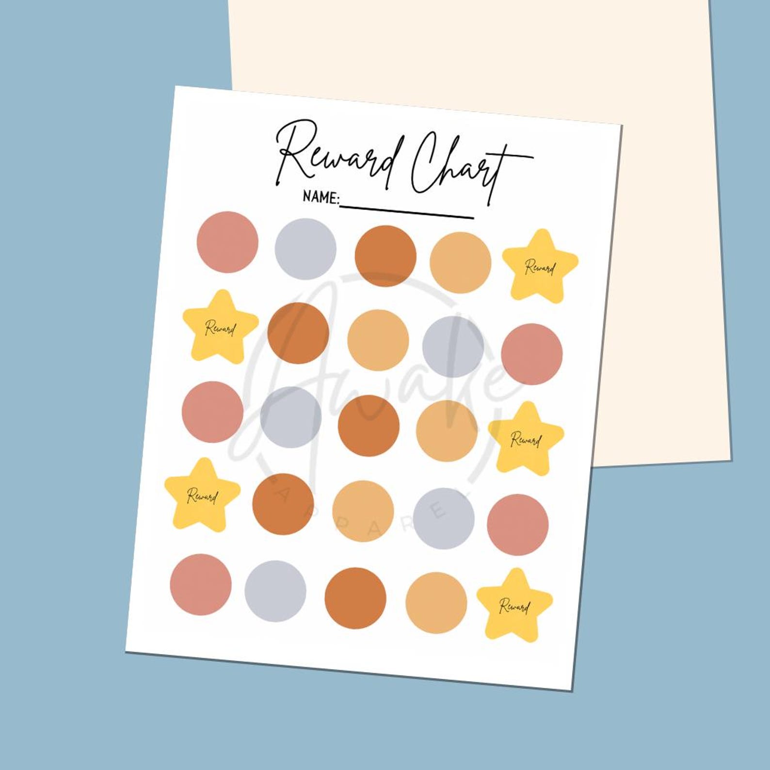 Reward Chart | Toddler Reward Chart | Reward Chart Printable | Kids ...