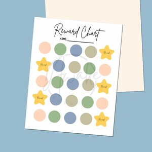 Reward Chart | Toddler Reward Chart | Reward Chart Printable | Kids ...