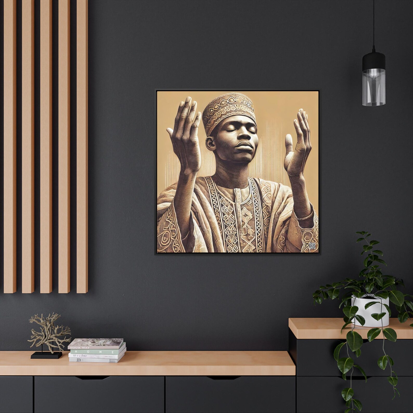 Praying Fella #2 | African Art | African American Art | Black Art - Etsy
