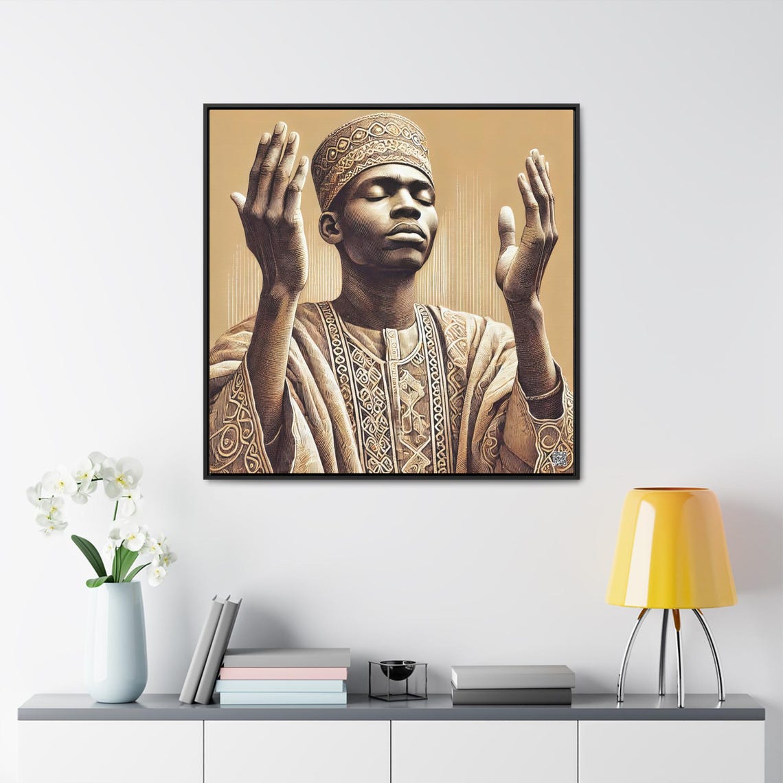 Praying Fella #2 | African Art | African American Art | Black Art - Etsy