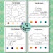 41 Color by Number Pages for Kids: Printable Homeschool Activity ...