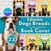 Dogs Breeds Custom Name Composition Notebook Covers – 22 Editable Canva ...
