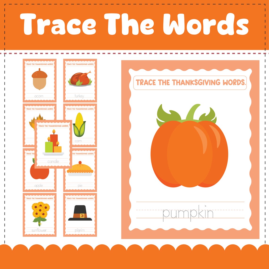 Fun 110 Printable Thanksgiving Activity Book for Kids Kindergarten ...