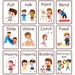Action Verb Flashcards: Speech Therapy ESL Vocabulary (printable) - Etsy