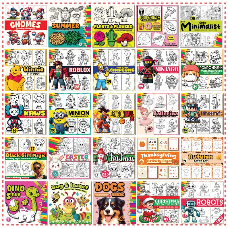 Cute 80 Bold and Easy Printable Spring Coloring Pages Gift for Kids ...