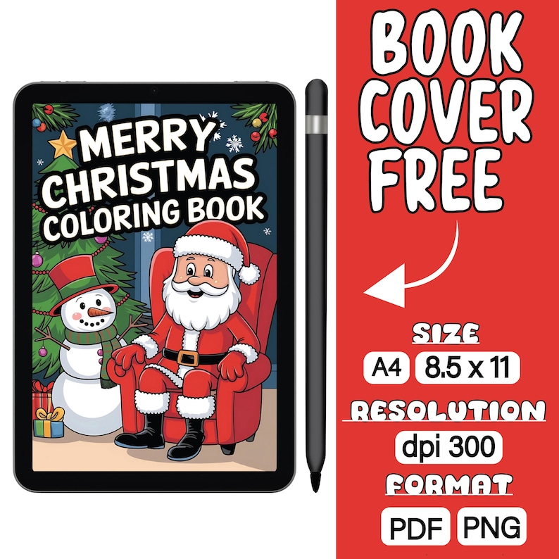 Cute Christmas Coloring Pages, +233 Printable Bundles, Kids & Adults ...