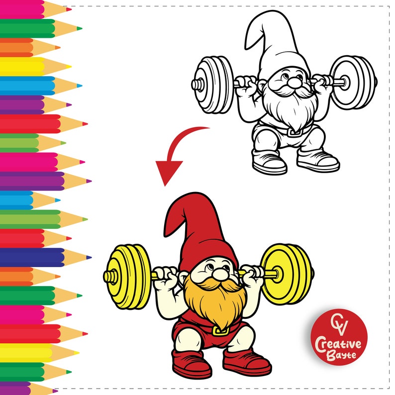 Cute 20 Printable Gnome Sport Coloring Pages for Kids & Adults, for ...