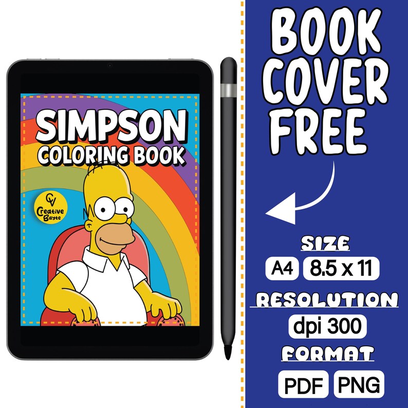 24 Printable Simpsons Coloring Pages for Kids & Adults, Bold and Easy ...